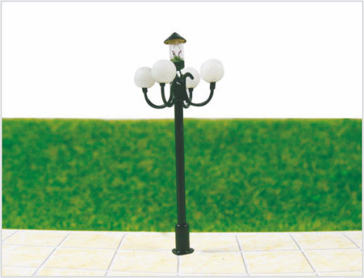 T51 6V Billboard Street Plastic Scale Model Lamp Posts for Train Layout 5cm