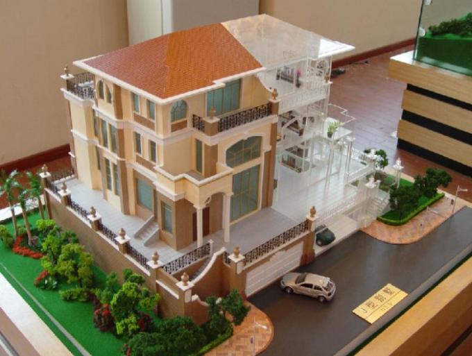 Commercial Building Miniature Architectural Model Maker With Lighting ...