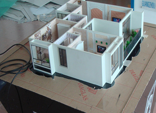 Commercial Building Miniature Architectural Model Maker With Lighting ...