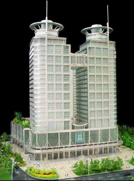 Commercial Building Miniature Architectural Model Maker With Lighting ...