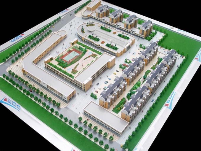 City Planning Layout Architectural Model Maker , Arcylic City Layout Model