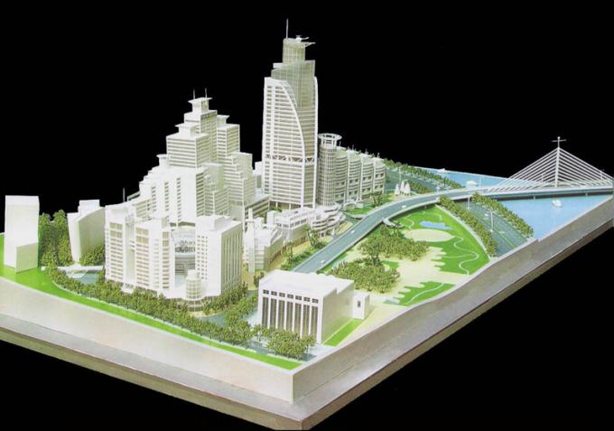 Powerful Architectural Model Maker For Lighting Luxury Villa Miniature ...