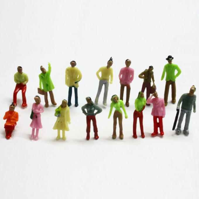1:75 Architectural Scale Model People 3D Painted Figures 2.5cm