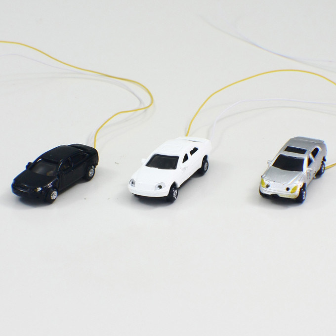 Building Roadside Custom Scale Model Cars 1:200 Lighting With Alloy ...