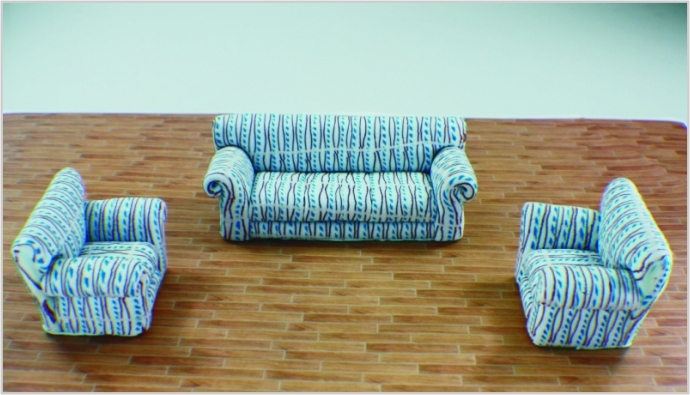 Custom Architectural Model Furniture Sofa 1:20/1:25/1:30/1:50/1:75/1:100