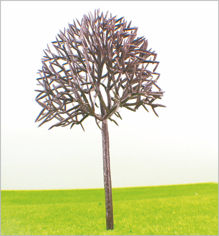 B16090 N Gauge Train Layout Miniature Model Trees Roadside Green ...