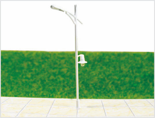 T32 6V Luminous Billboard Street Plastic Scale Model Lamppost for HO ...