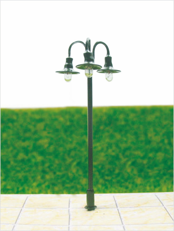 T74 6V Billboard Street Plastic Miniature Scale Model Lamppost for ...